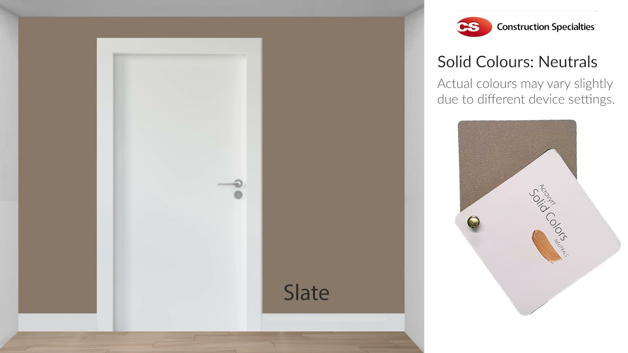 Solid Acrovyn Colours - Neutrals