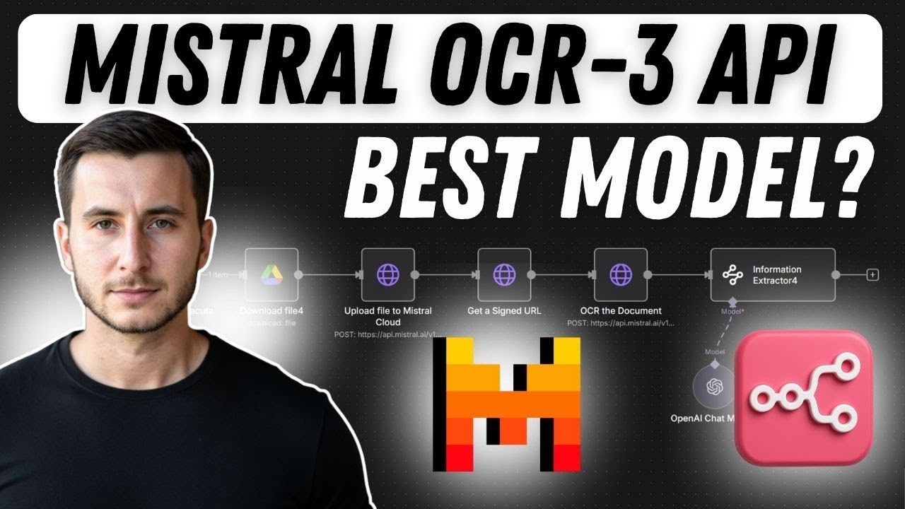 Zero Data Entry: New Mistral OCR-3 Model Handles ANY Document! | n8n