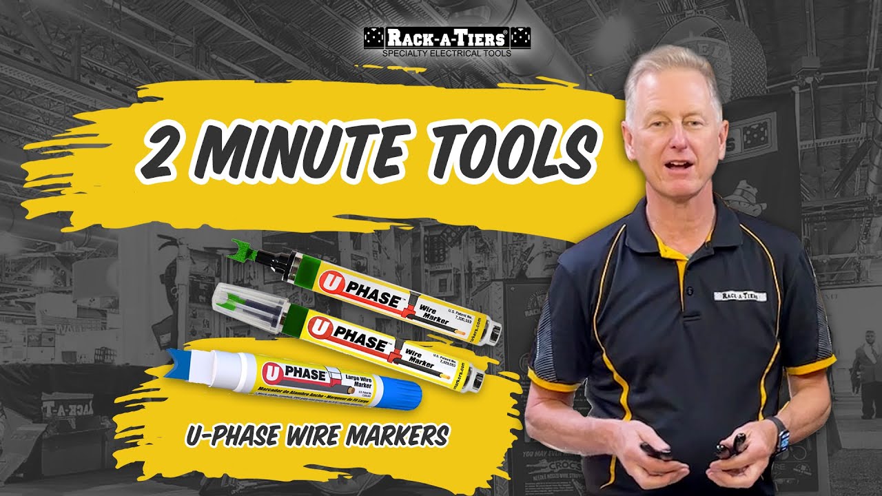 U-Phase Wire Markers - Rack-A-Tiers