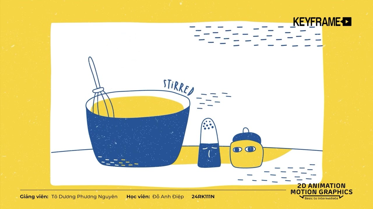 Khóa học 2D Animation & Motion Graphics Basic to Intermediate - Keyframe