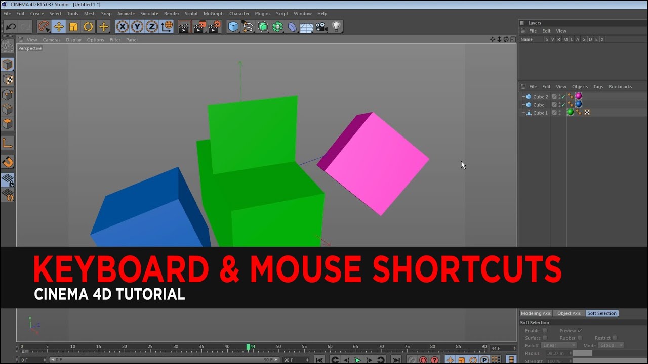 Keyboard & Mouse Shortcuts in Cinema 4D : Tutorial