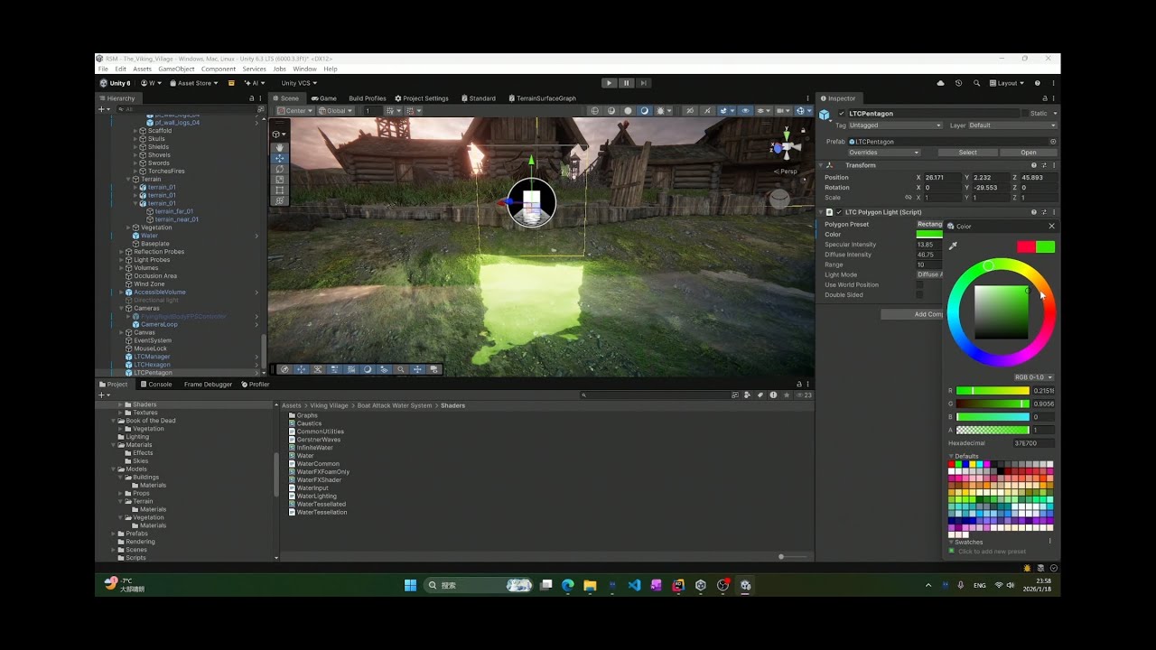 Realtime Area Lights Unity Package Tutorial