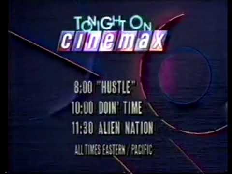 Tonight on Cinemax promo December 23, 1989