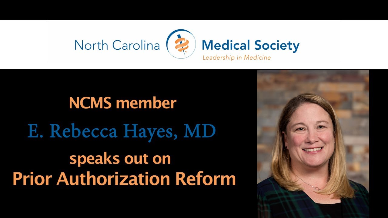 Prior Authorization Reform - E. Rebecca Hayes, MD