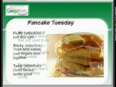Pancake Tuesday English Lesson