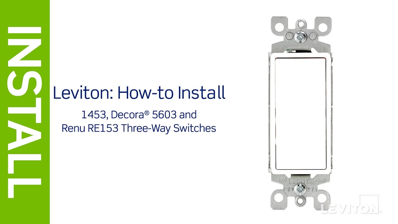 How to wire a 3-Way Light Switch | Leviton