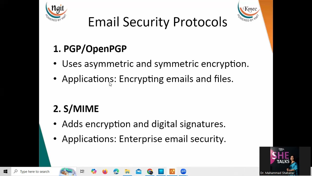 4.8 Protocols for secure communication