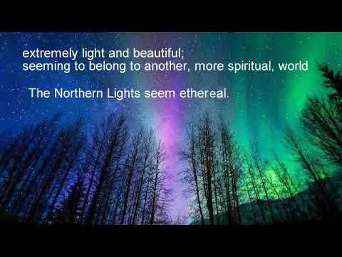 ethereal meaning | Vocabulary for Kids | Children's Dictionary | Learn English Vocabulary