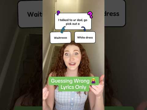 Guessing Lyrics Wrong π
ββοΈ: Taylor Swift βLove Storyβ