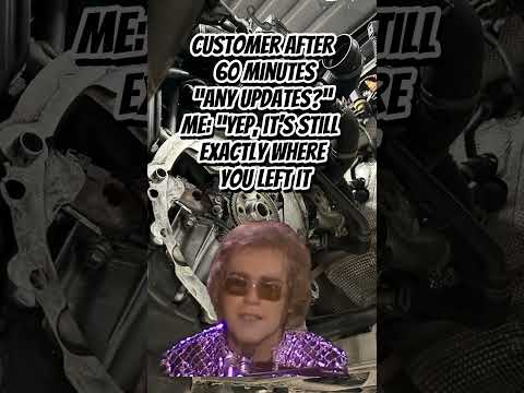 Customer Calls 1 Hour After Drop-Off Like It’s a Drive-Thru 🚗📞😂”#MechanicLife #CarRepair