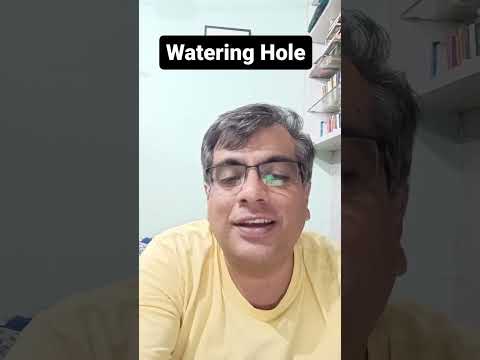 Meaning of watering hole | new words