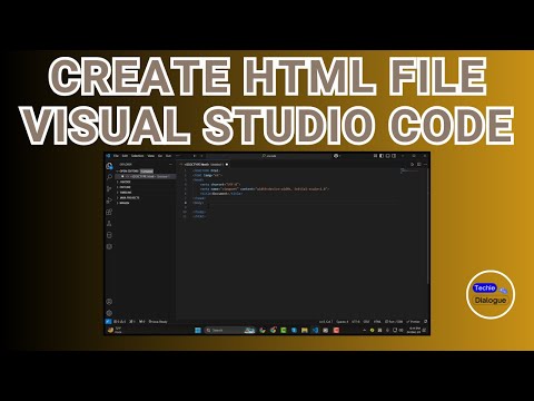 How to Create HTML File Visual Studio Code - Step-by-Step Guide