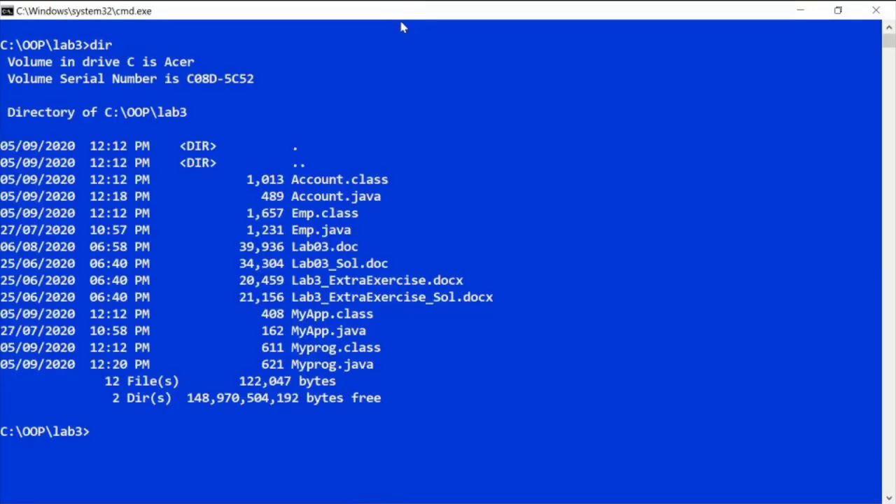 Object Oriented Programming:  Lab3 - Part 2