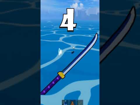 Top 5 BEST Sword in First Sea | Blox Fruits #bloxfruits #bloxfruit #bloxfruitsroblox
