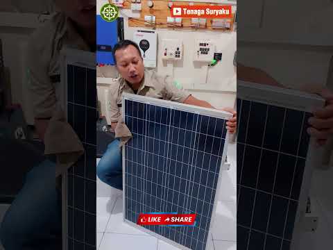 Solar Panel 100 WP Menghasilkan Daya Berapa? #plts #pembangkitlistriktenagasurya #tenagasurya