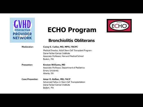 Bronchiolitis Obliterans / GVHD: