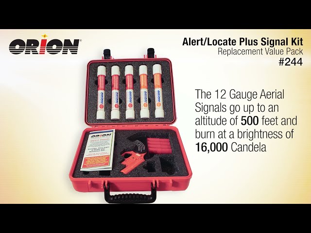 Orion Alert/Locate Blue Water Signal Kit - Hard Case
