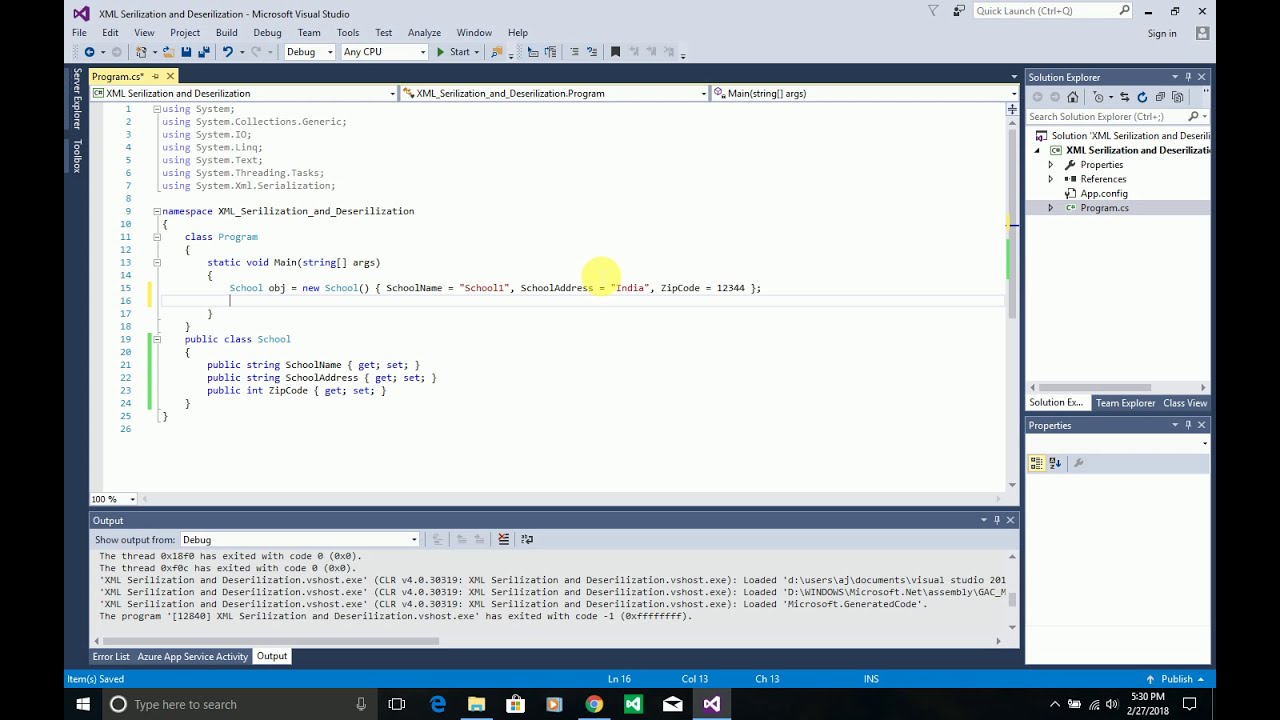 Xml Serialization and Deserialization in C#.net | Made it easy for beginners