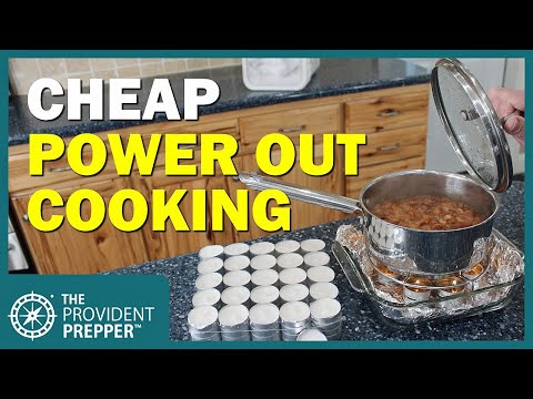 How to Use Tealight Candles to Cook in an Emergency
