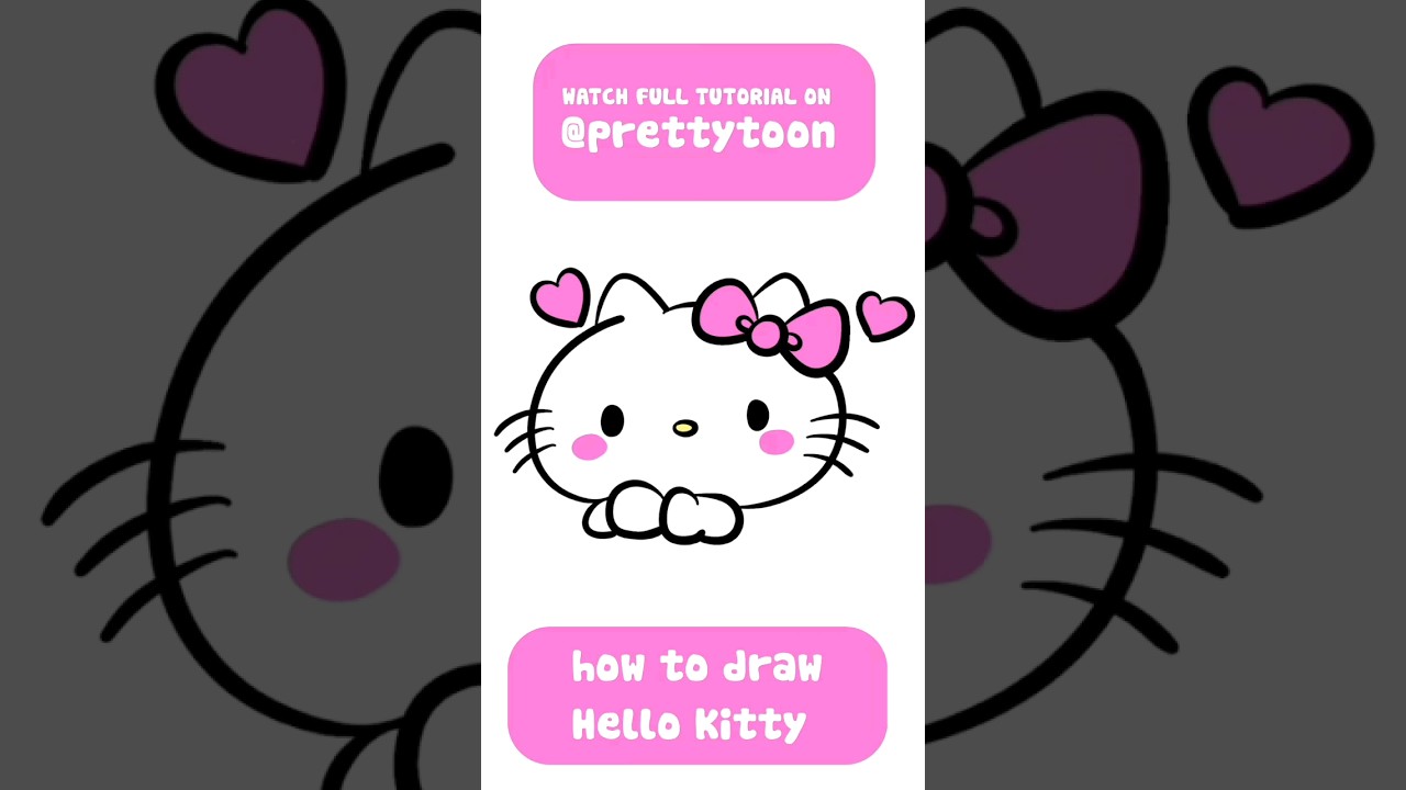 How to Draw Hello Kitty Face #drawing #hello #draw