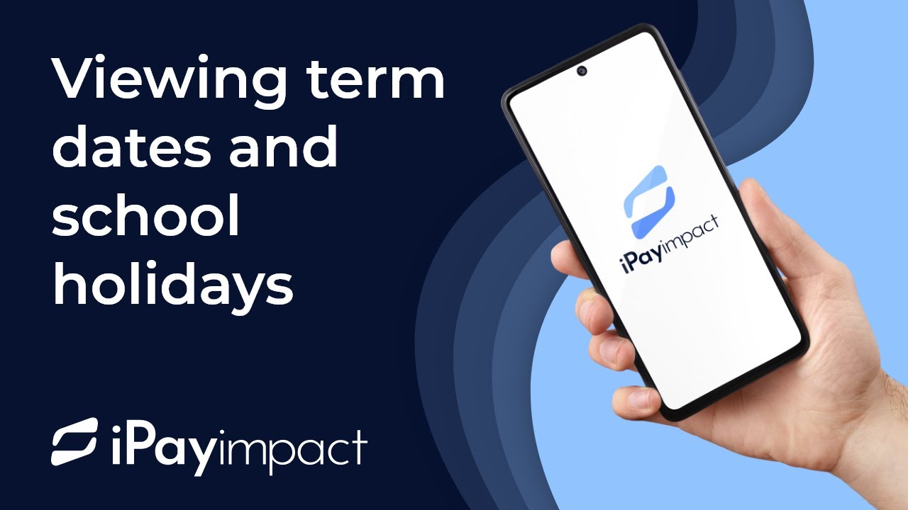 Viewing term dates and school holidays