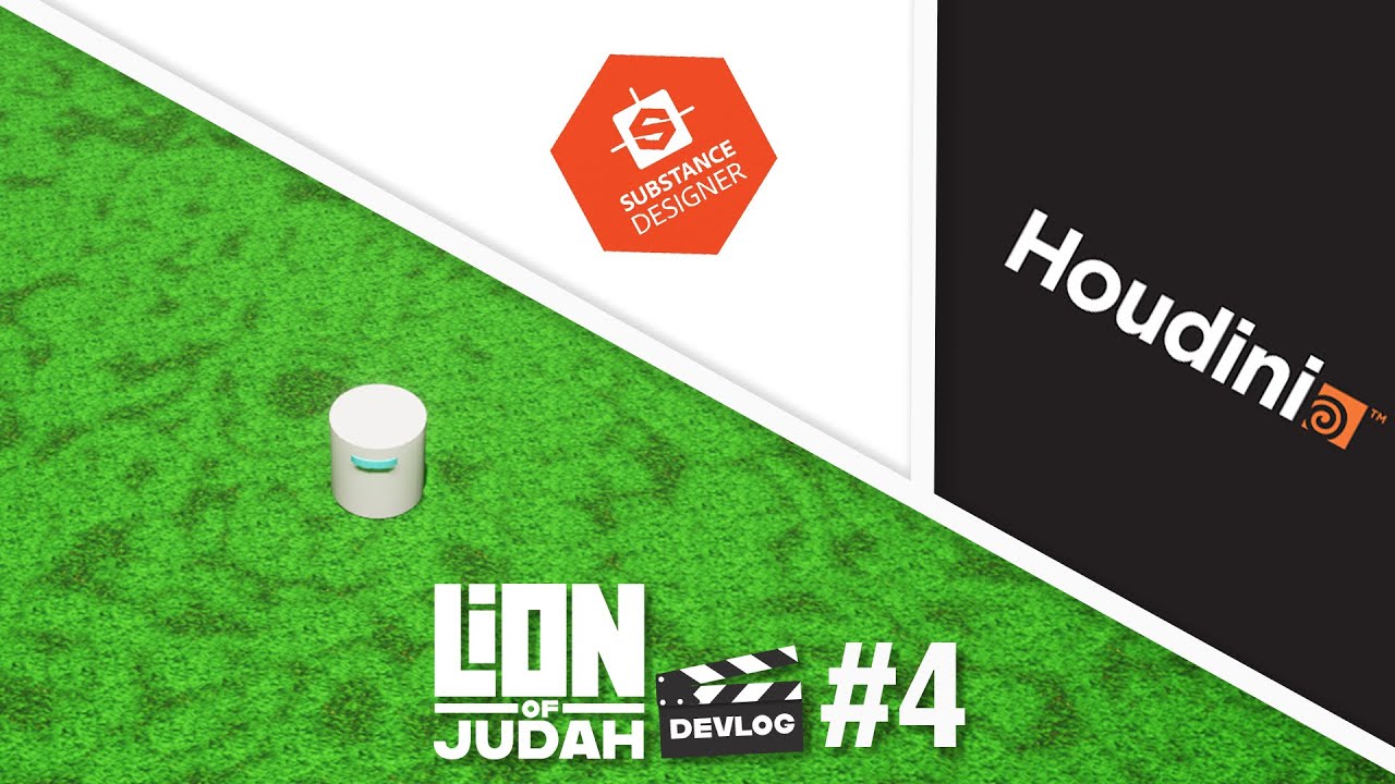 Lion of Judah: Devlog # 4 Houdini Engine & Substance Designer Incorporation.