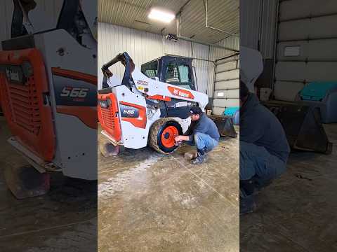 Muddy Buddy tires for the Bobcat! #skidsteer #agriculture #farm #farming #farmequipment #farmlife
