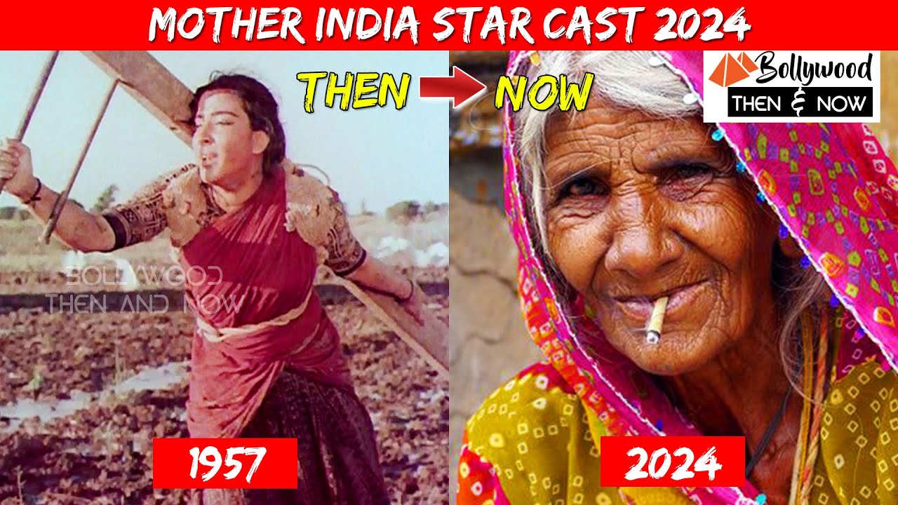 MOTHER INDIA 1957 MOVIE STAR CAST | THEN AND NOW 2023 | SUNIL DUTTA | NARGIS | AGE TRANSFORMATION