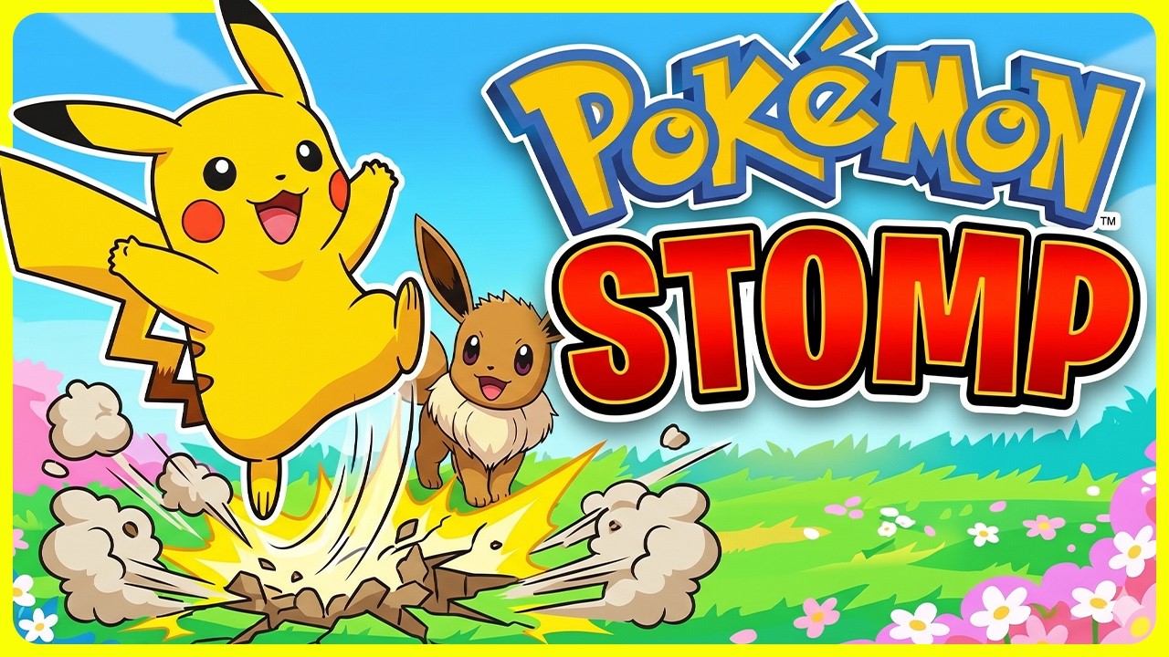 Pokemon Stomp ⚡️ Brain Break for Kids ⚡️ Coach W
