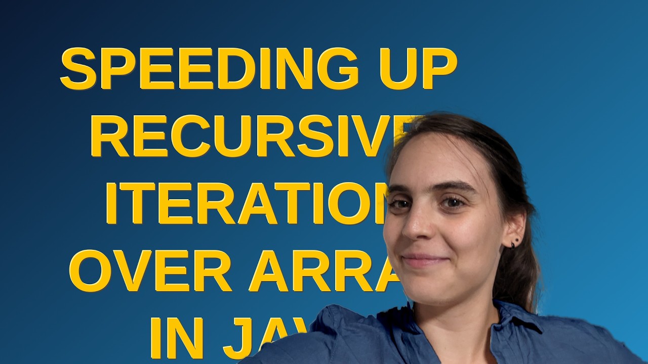 Codereview: Speeding up recursive iteration over array in Java