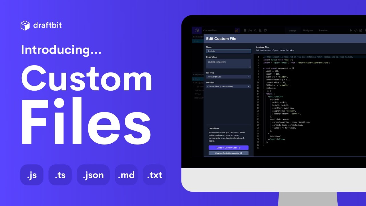 Custom Files Quick Look
