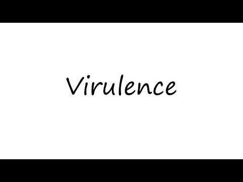 How to Pronounce Virulence?