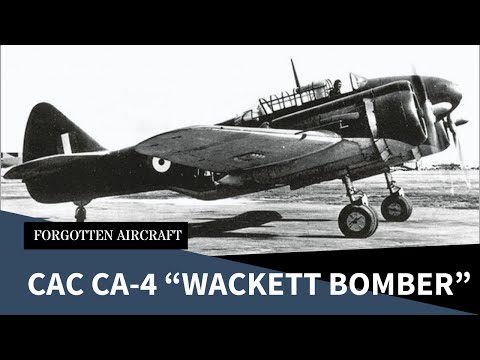 The CAC CA-4 “Wackett Bomber”