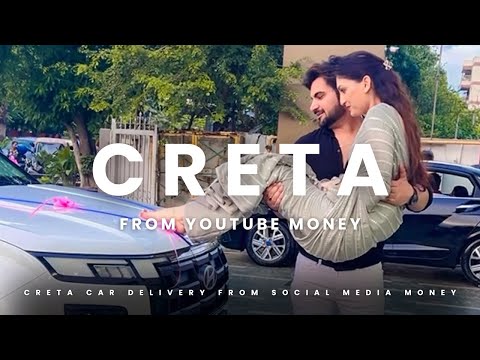 Brand New Creta Facelift Car Delivery From Youtube Money | Car Delivery | 2024 | Divyarsh Chaudhary