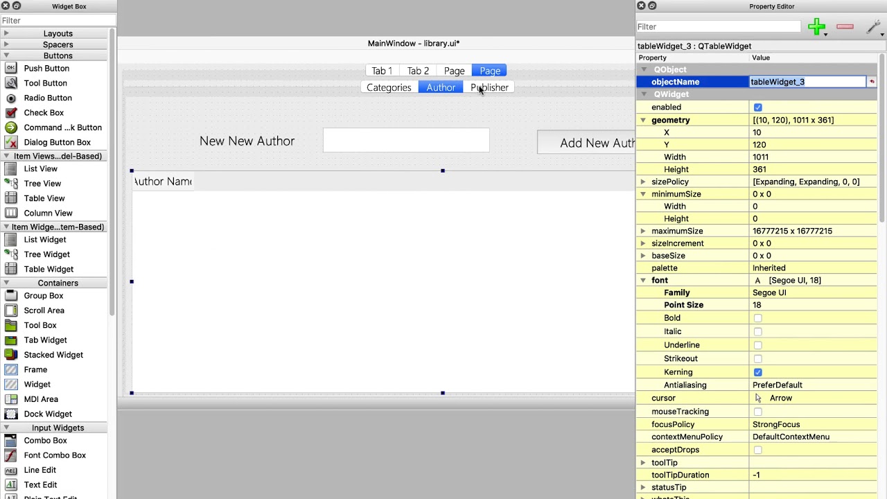 15 Show Settings Data In TableWidget Part 2 | Python & PyQt5