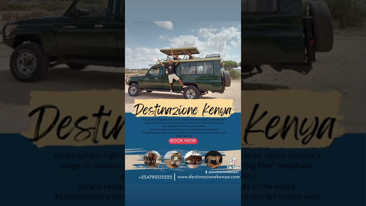 Get ready for your next safari.#safari #destinazionekenya #watamu #tour #kenya #holidays #tourism