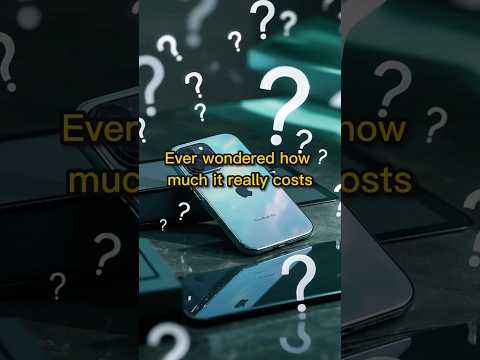 How Much Does It REALLY Cost to Make an iPhone? #shorts #iphone
