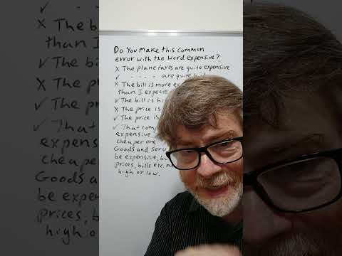 Do You Make This Common Error with the Word Expensive? English Tutor Nick P