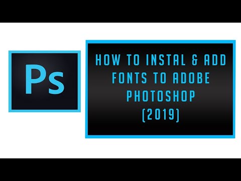 How to Download and Install FONTS in Photoshop-CS6, CC2021