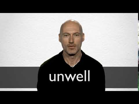 UNWELL definition and meaning | Collins English Dictionary