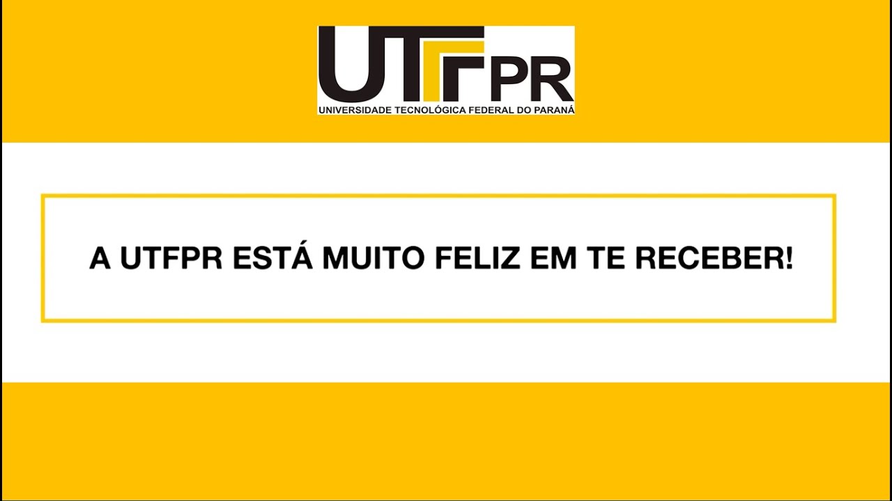 UTFPR - O seu futuro está só começando!