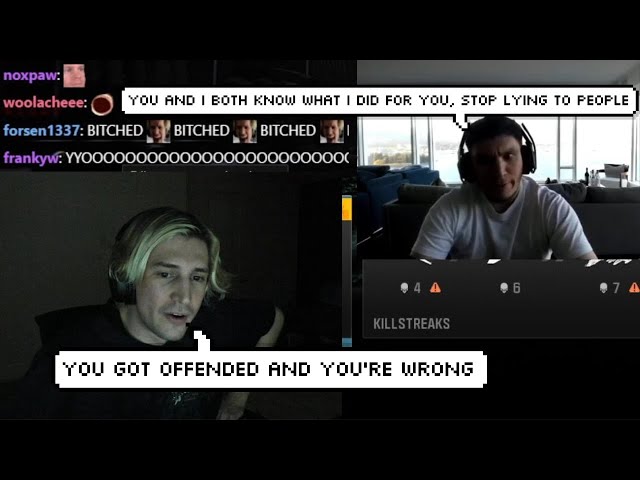 "Don't ever disrespect me" - Trainwreckstv and xQc get into a heated ...