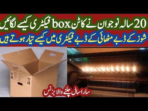How to start cotton box factory in pakistan. Box making business ides