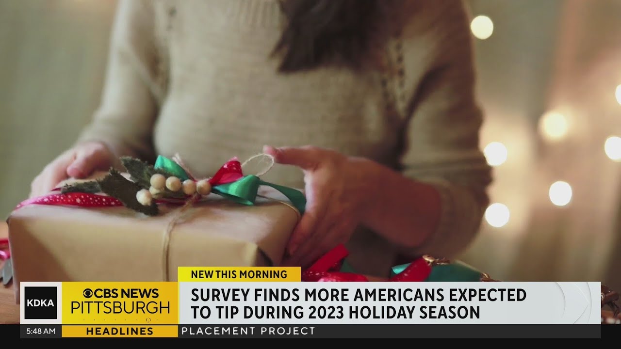 Survey finds more Americans expected to tip during 2023 holiday season