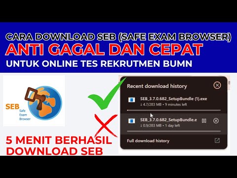 HOW TO DOWNLOAD SEB SAFE EXAM BROWSER ANTI FAILURE AND FAST