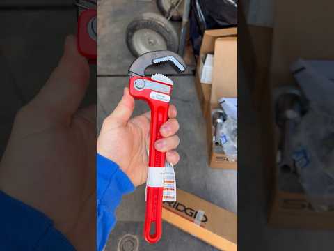 10” heavy duty RapidGrip wrench by @RIDGID_Tools #bluecollar #plumbing #satisfying #tools
