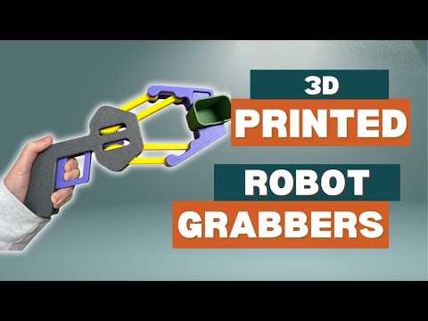 🤖 Robot Gripper with Pistol Grip | No Support・ 3D File for 3D printing ...