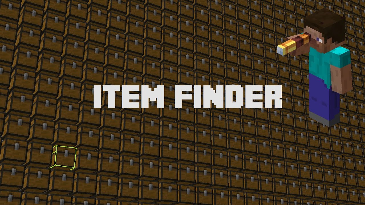 ItemFinder Plugin : Never lose items again! -(MInecraft Plugin)-