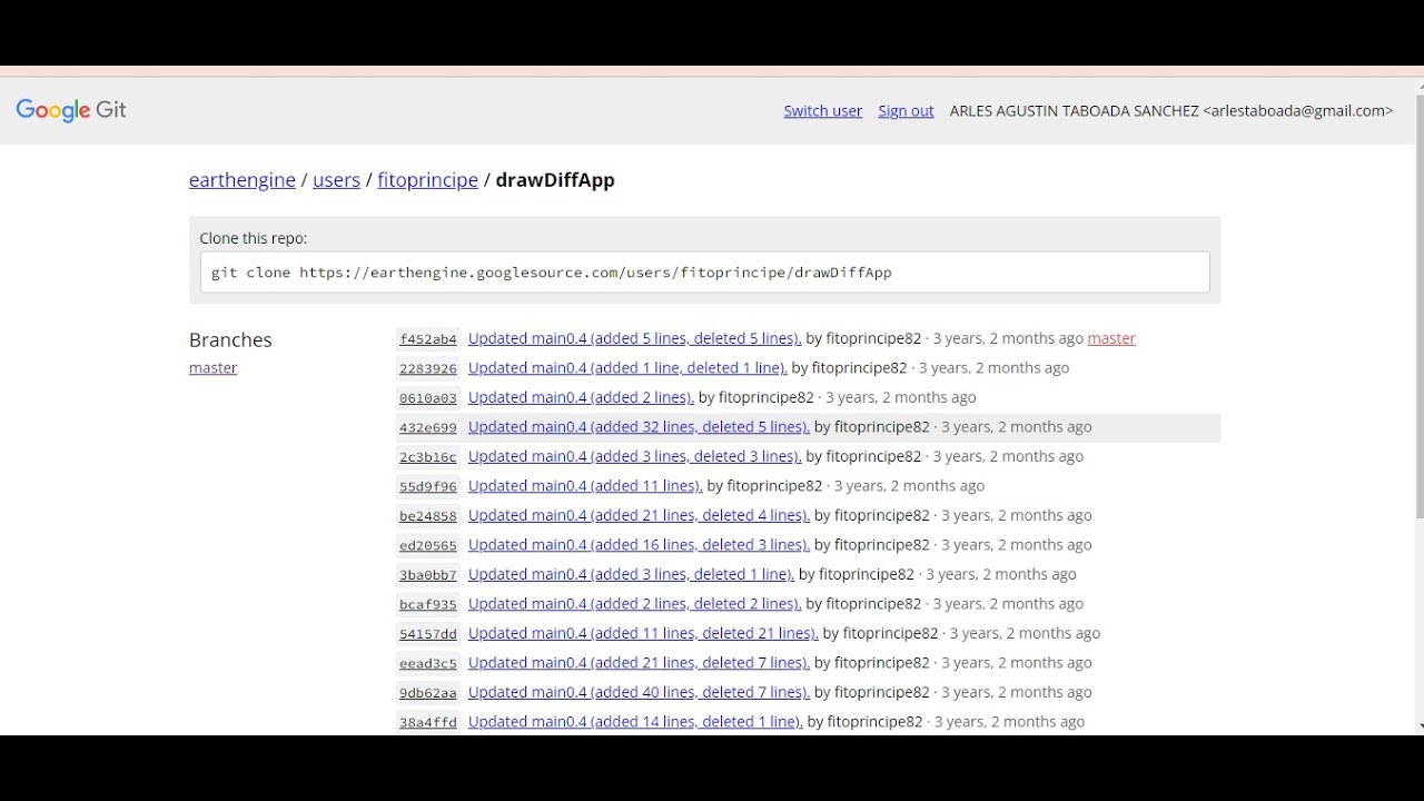 32. Google Earth Engine: Repositorios Git || google source, git clone
