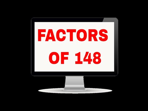 Factors of 148